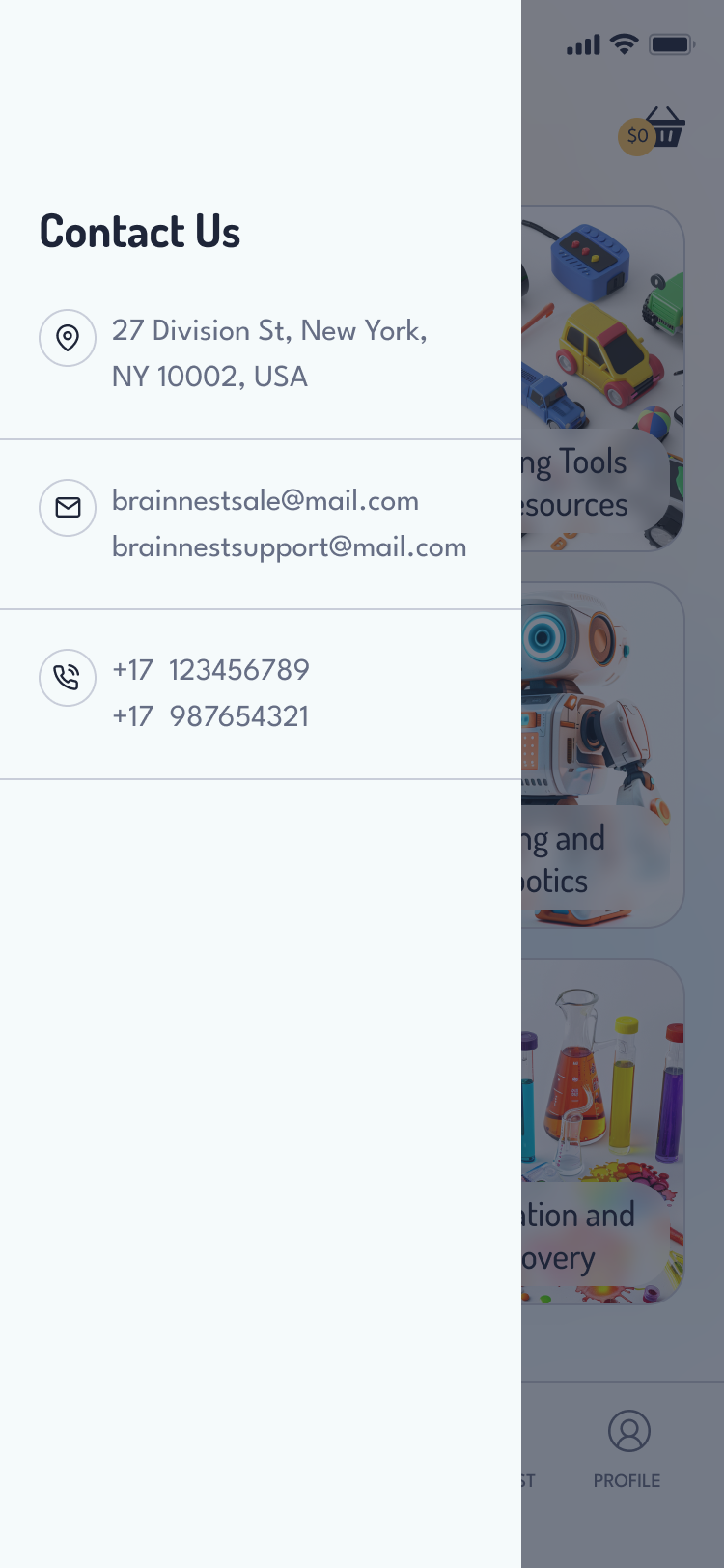 BrainNest - Educational Toys & Games Store App Figma UI Template by George_Fx
